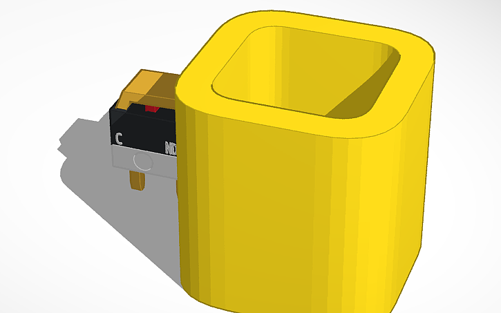 3D design Micro switch - Tinkercad