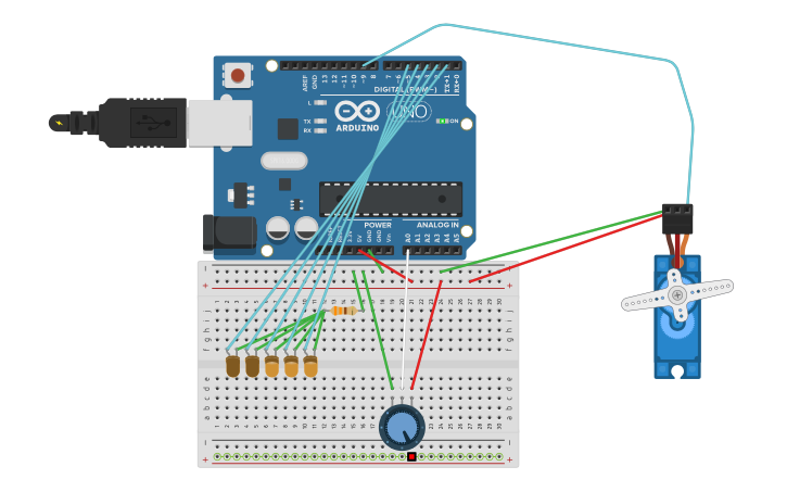 Circuit design R5 - Tinkercad