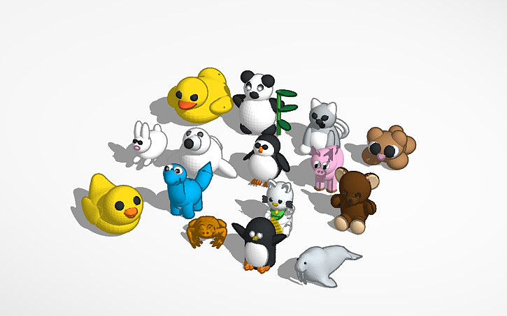 3D design Animals - Tinkercad