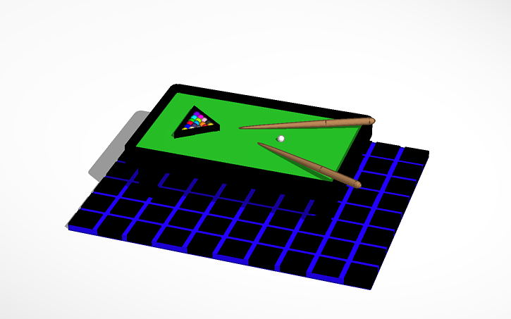 3D design pool table | Tinkercad