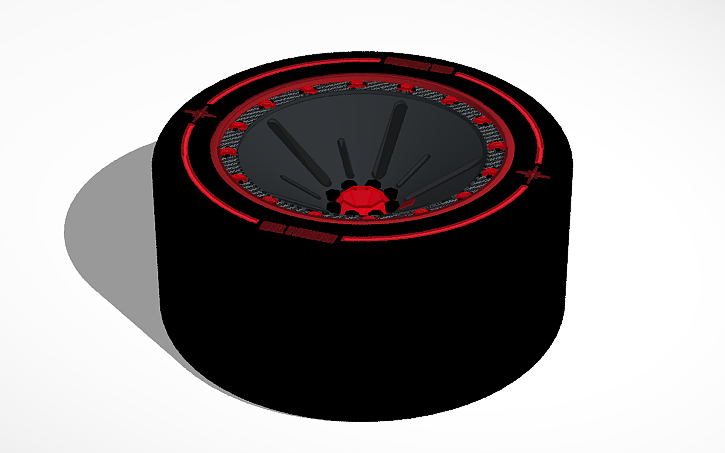 3D design HSG 'Wheel of Rubies' - Tinkercad