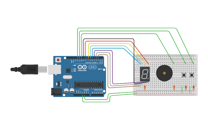 Circuit design Melody_timer | Tinkercad