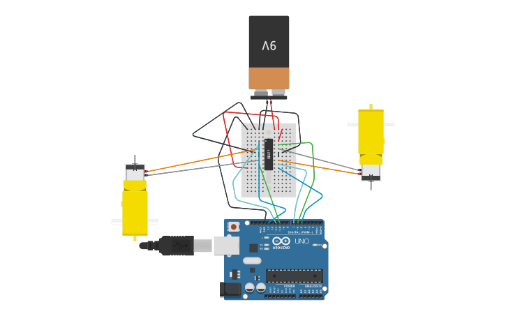 Circuit Design Control De Motor Cc Tinkercad