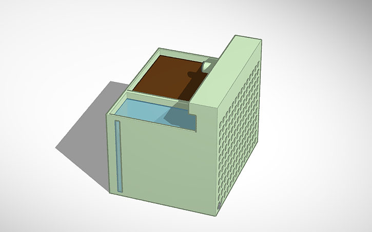 3D design auto plant watering system - Tinkercad