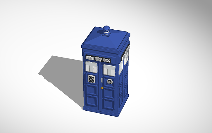 3D design Tardis | Tinkercad