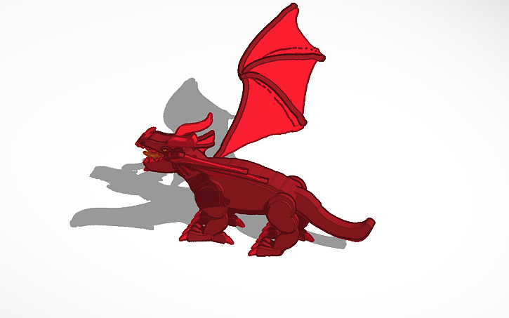 3D design Dragon in my profile pic - Tinkercad