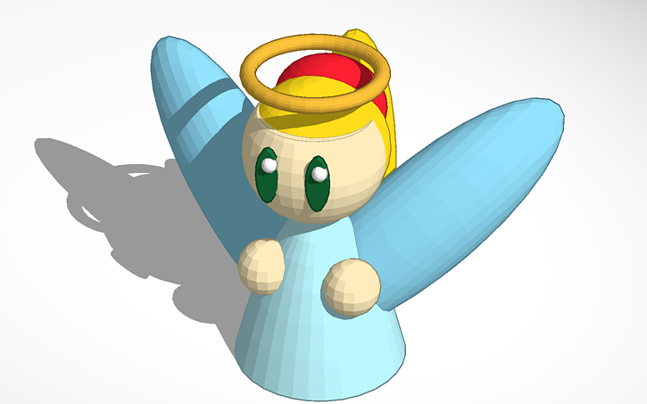 3D design angel chibi | Tinkercad