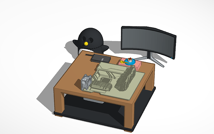 3D design test betch 3d - Tinkercad