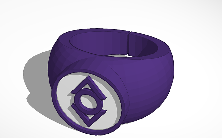 3D design Indigo Tribe (Indigo Lantern) Ring - Tinkercad