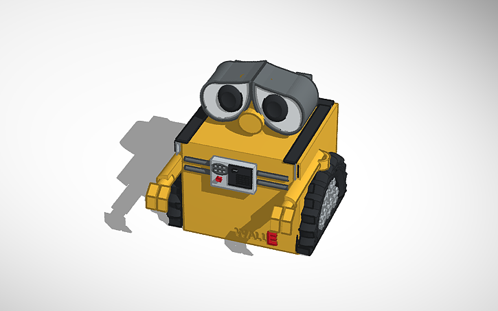 3D design wall-E - Tinkercad