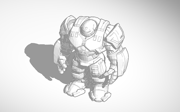 3D design Hulkbuster - Tinkercad