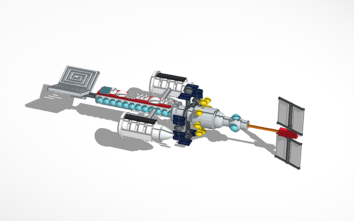 3D design IT STEP HOMEWORK SPACE STATION - Tinkercad