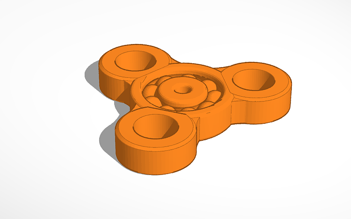 3D design small spinner | Tinkercad