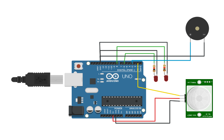 Circuit design Music Reactive LED Panel - Tinkercad