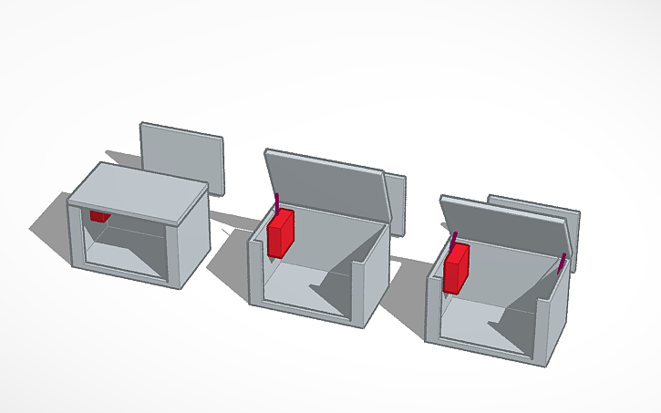 3D design minibox Gen - Tinkercad