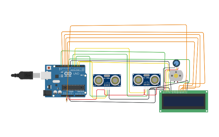 Circuit Design Automatic Fan Tinkercad