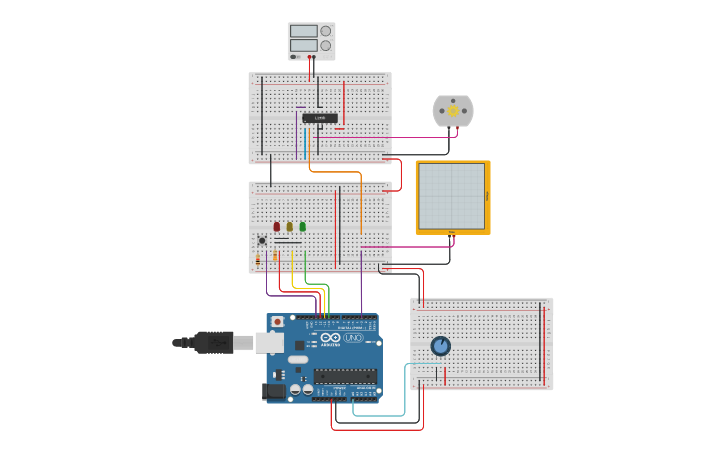 Circuit design MIK Micro controller labb | Tinkercad