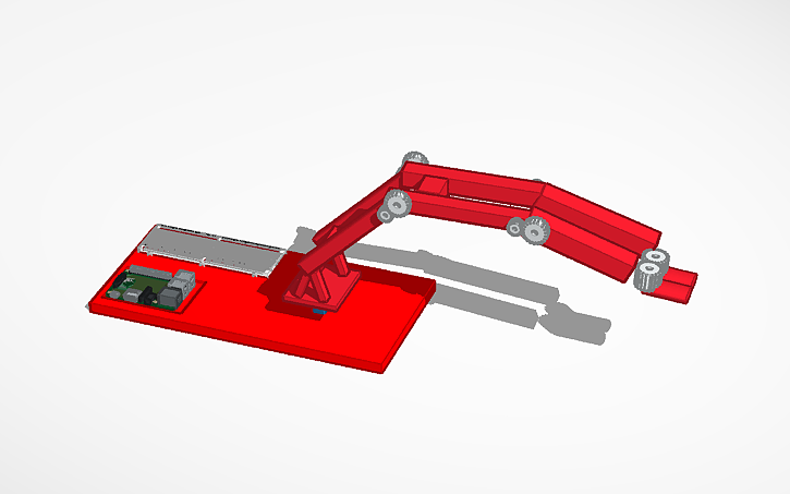 3D design Robot Arm - Tinkercad
