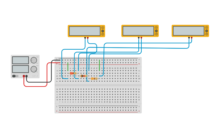 Circuit Design Series Circuit Tinkercad