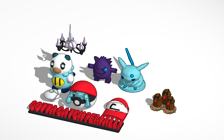 3D design Pokemon 2 | Tinkercad