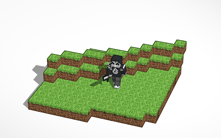 3D design My Minecraft skin - Tinkercad