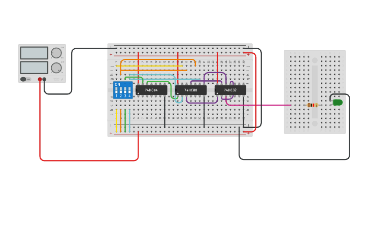 Circuit design Lab01 - 5 | Tinkercad