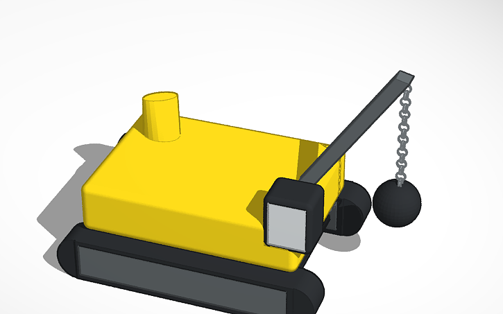 3D design grua - Tinkercad