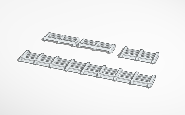 3D design balcony fence - Tinkercad