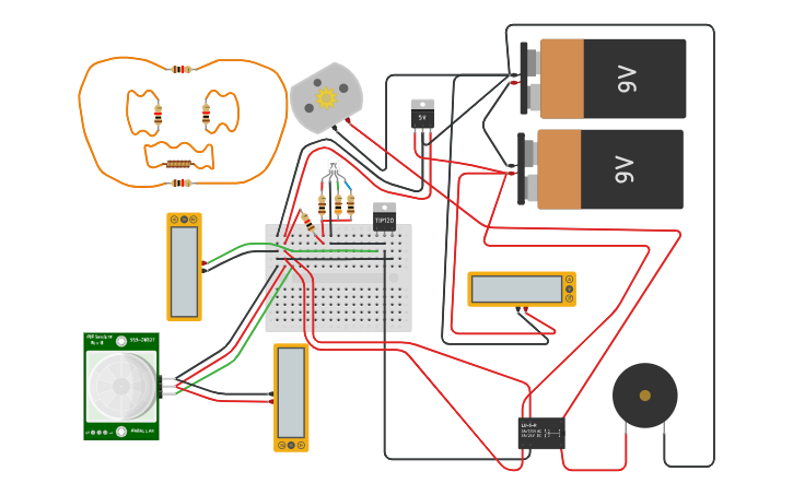 Circuit design simple halloween fog and light pumpkin - Tinkercad