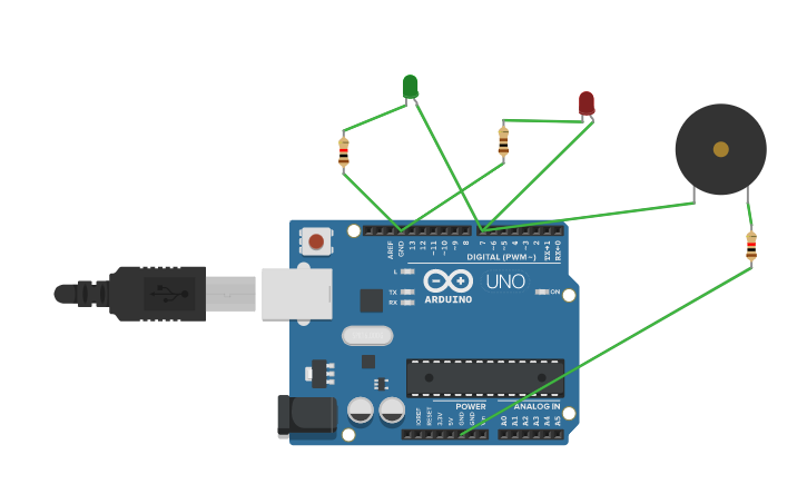 Circuit Design Led On Or Off Tinkercad
