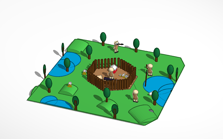 3D design sunset | Tinkercad