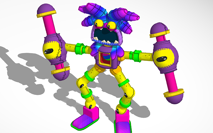 3D design Psychic epic Wubbox 2 (Pose 1) - Tinkercad