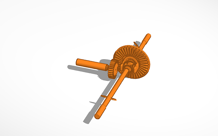 3D design The differential - Tinkercad