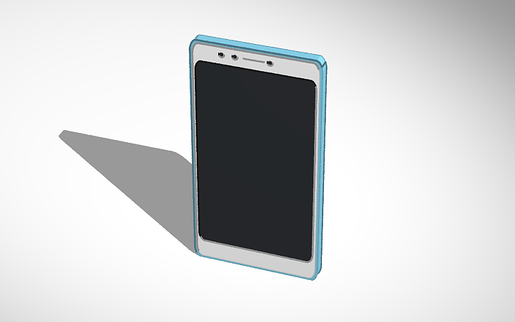 3D design mobile phone - Tinkercad