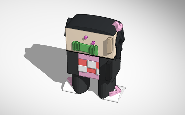 3D design Bonus! Nezuko Fridge | Tinkercad