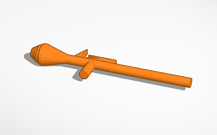 3D design Lego compatible panzerfaust. - Tinkercad