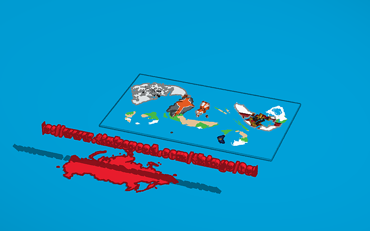 3D design The TAGRP Map - Tinkercad