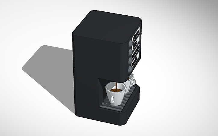 3D design cafetera - Tinkercad