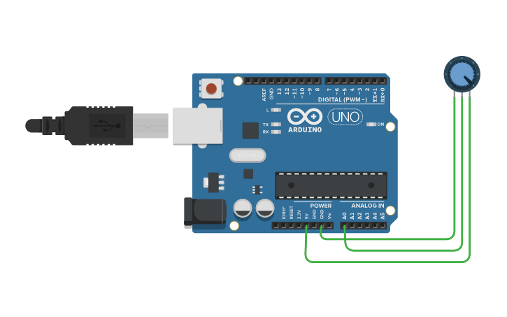 Circuit design Analog_Read_Example - Tinkercad
