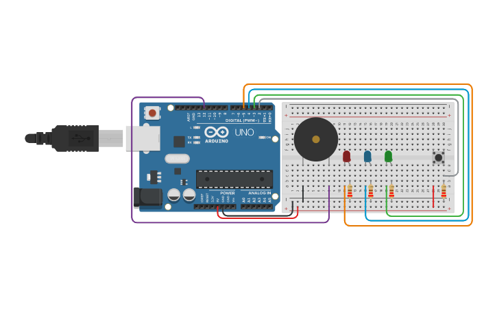 Circuit design MUSIC PLAY - Tinkercad