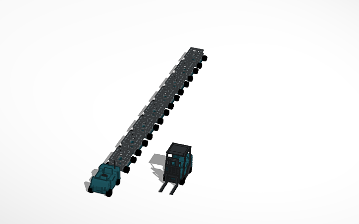 3D design HEXIRON Airport Luggage Carrier/Forklift - Tinkercad
