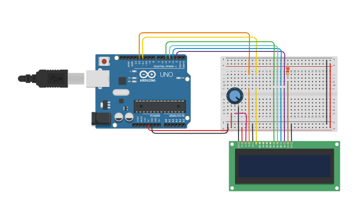 Circuit design running teks - Tinkercad