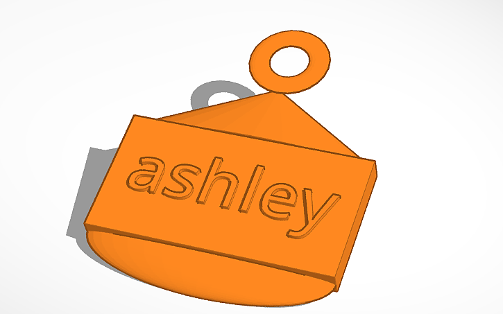 3D design Ashley_Keychain | Tinkercad