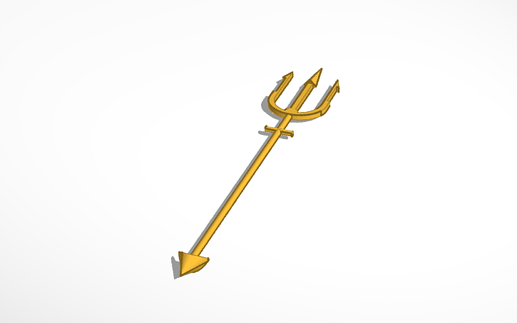3D design Trident - Tinkercad