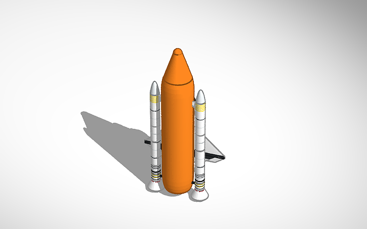 3D design Space Shuttle - Tinkercad