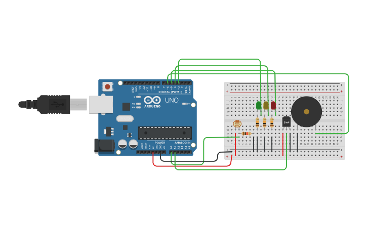Circuit design Copy of Case | Tinkercad