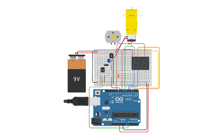 Circuit design project micro - Tinkercad