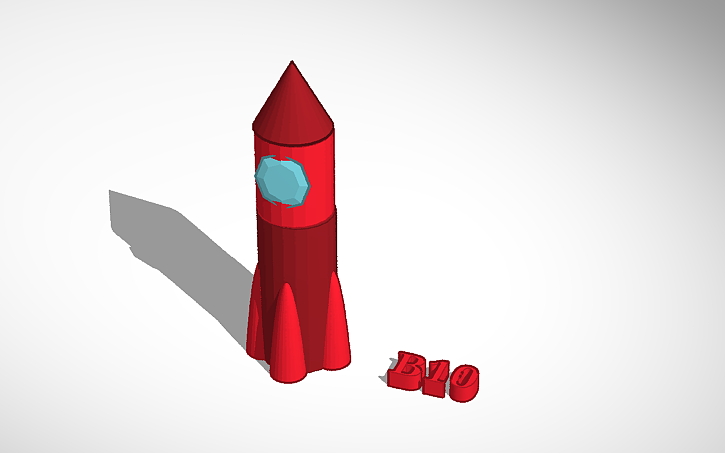 3D design red club - Tinkercad