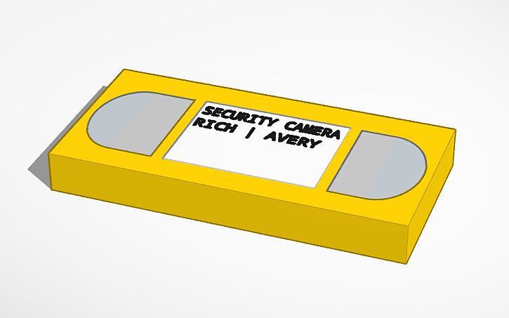3D design VHS Tapes Poppy Playtime Chapter 1: Security Camera: Rich ...