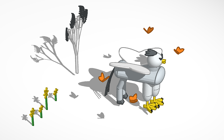 3D design mythical creatures - Tinkercad